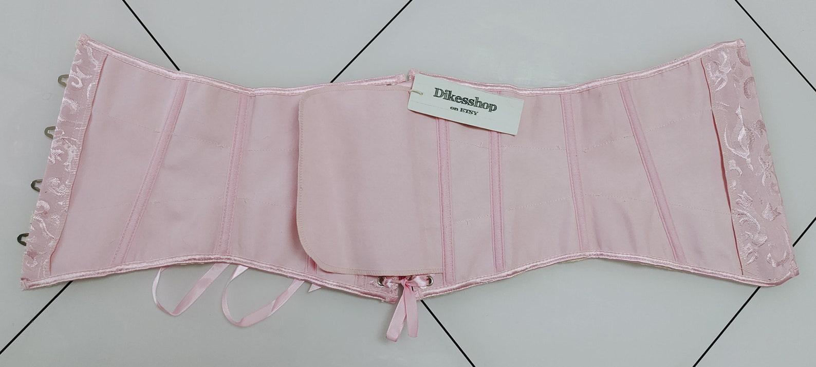 Underbust Corset Belt for Women Pink Bustier Top Outfit Lace - Etsy