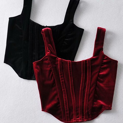 Lace Y2k Corset Tops E Girl Floral Crop Tops Y2k Clothing 90s Etsy