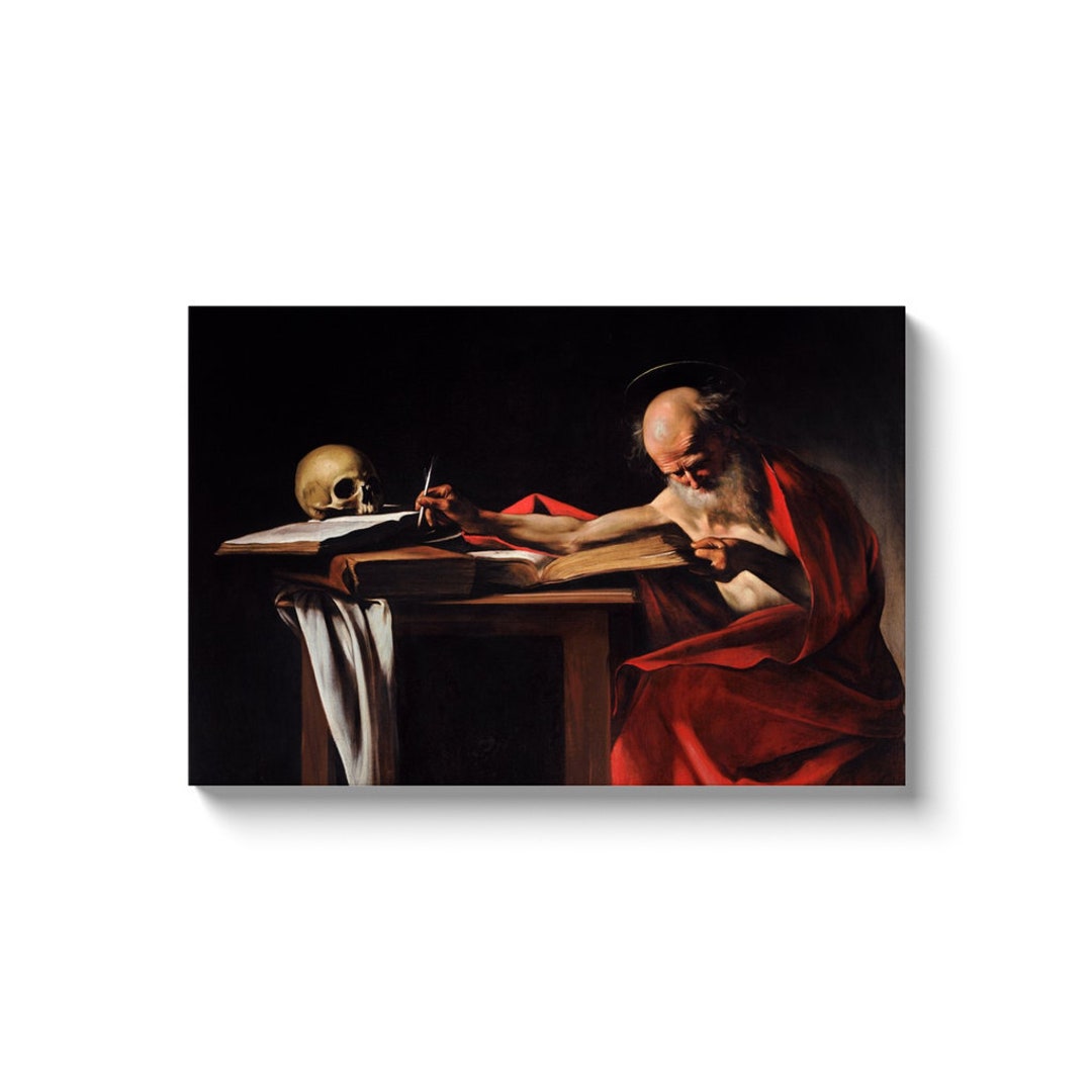 Caravaggio: Saint Jerome Writing, St Jerome, St. Jerome, Saints ...