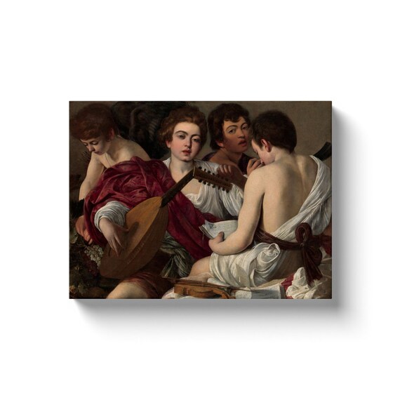 The Musicians Caravaggio Concert of Youths - Etsy