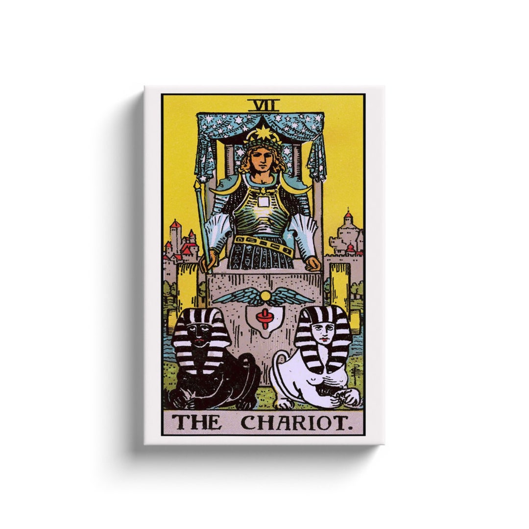 The Chariot, Tarot Tapestry, Tarot Print, Tarot Art, Tarot Card Art ...