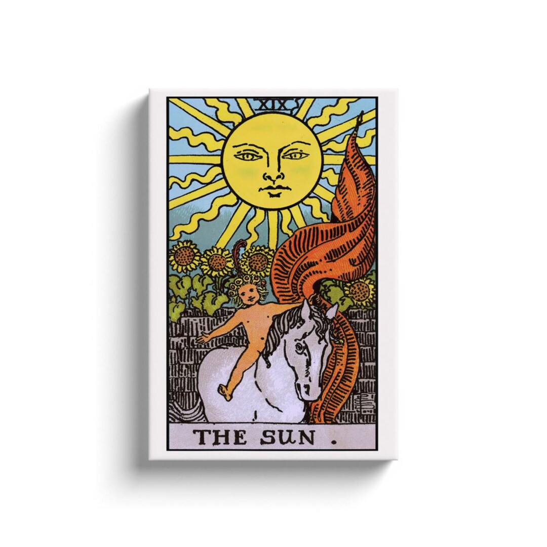 The Sun, Tarot Tapestry, Tarot Print, Tarot Art, Tarot Card Art, Tarot ...