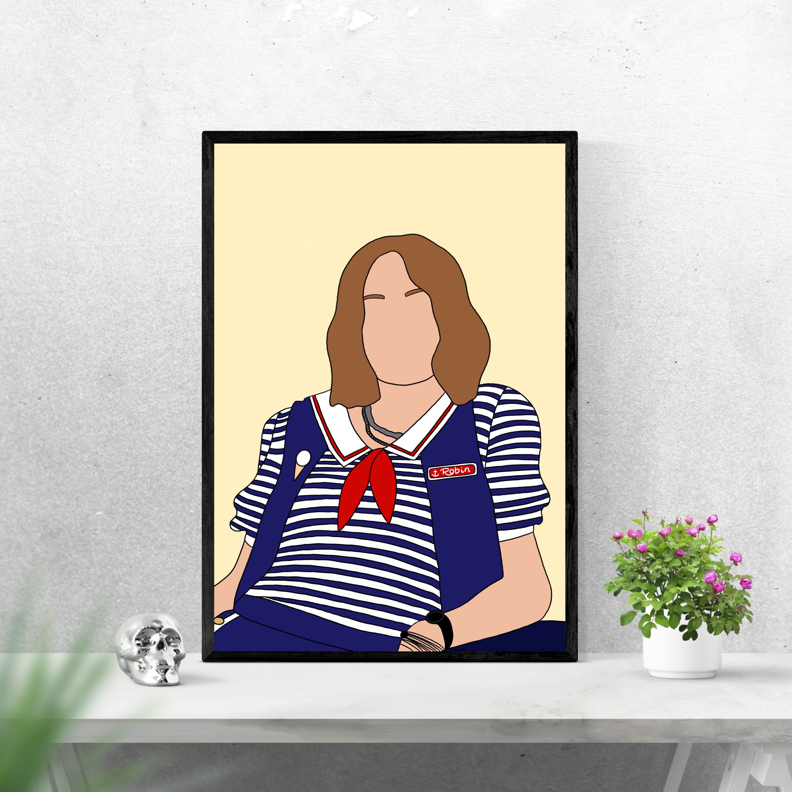 Robin Buckley Poster Stranger Things Season 3 Drawing A5 - Etsy