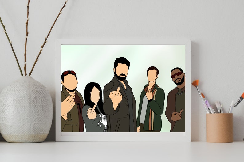 The Boys Poster | Frenchie Kimiko Miyashiro Billy Butcher Hughie ...