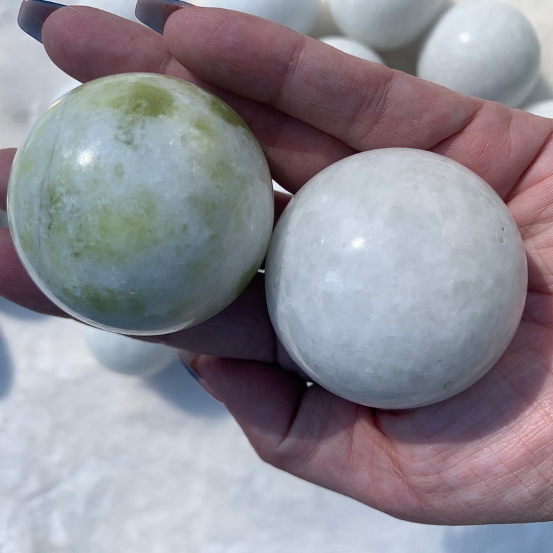 Green Jade Sphere - Etsy
