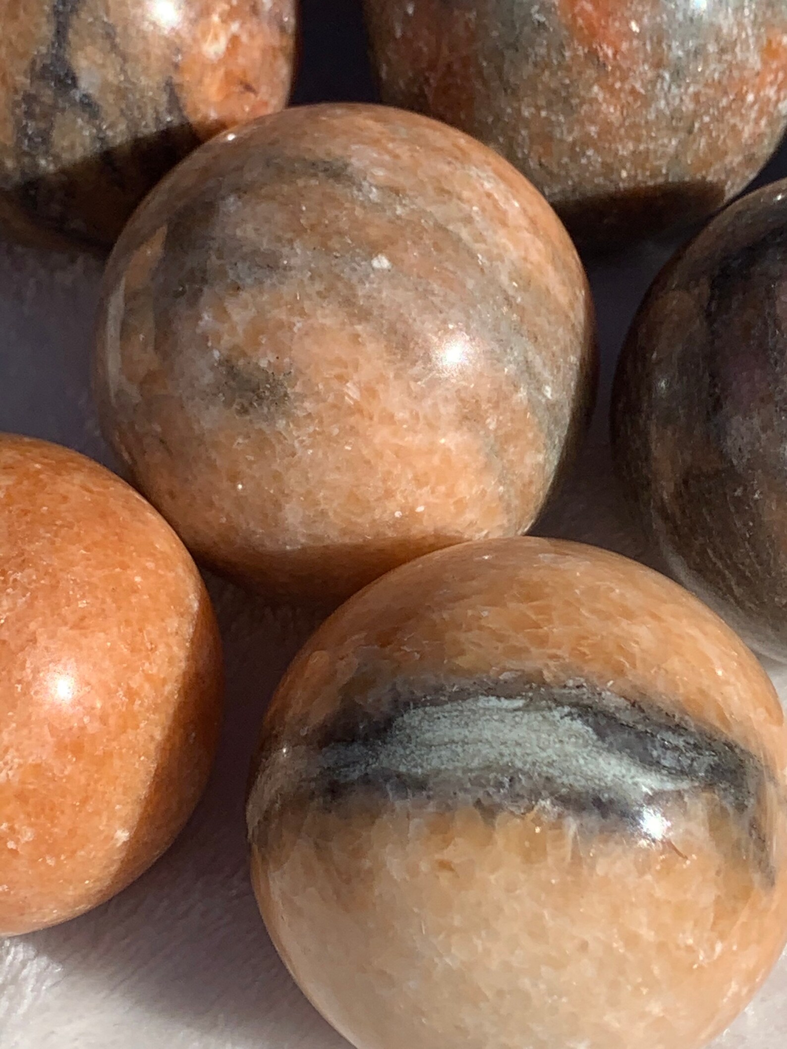 Orange Jade/jadeite Sphere 49-55 Mm - Etsy