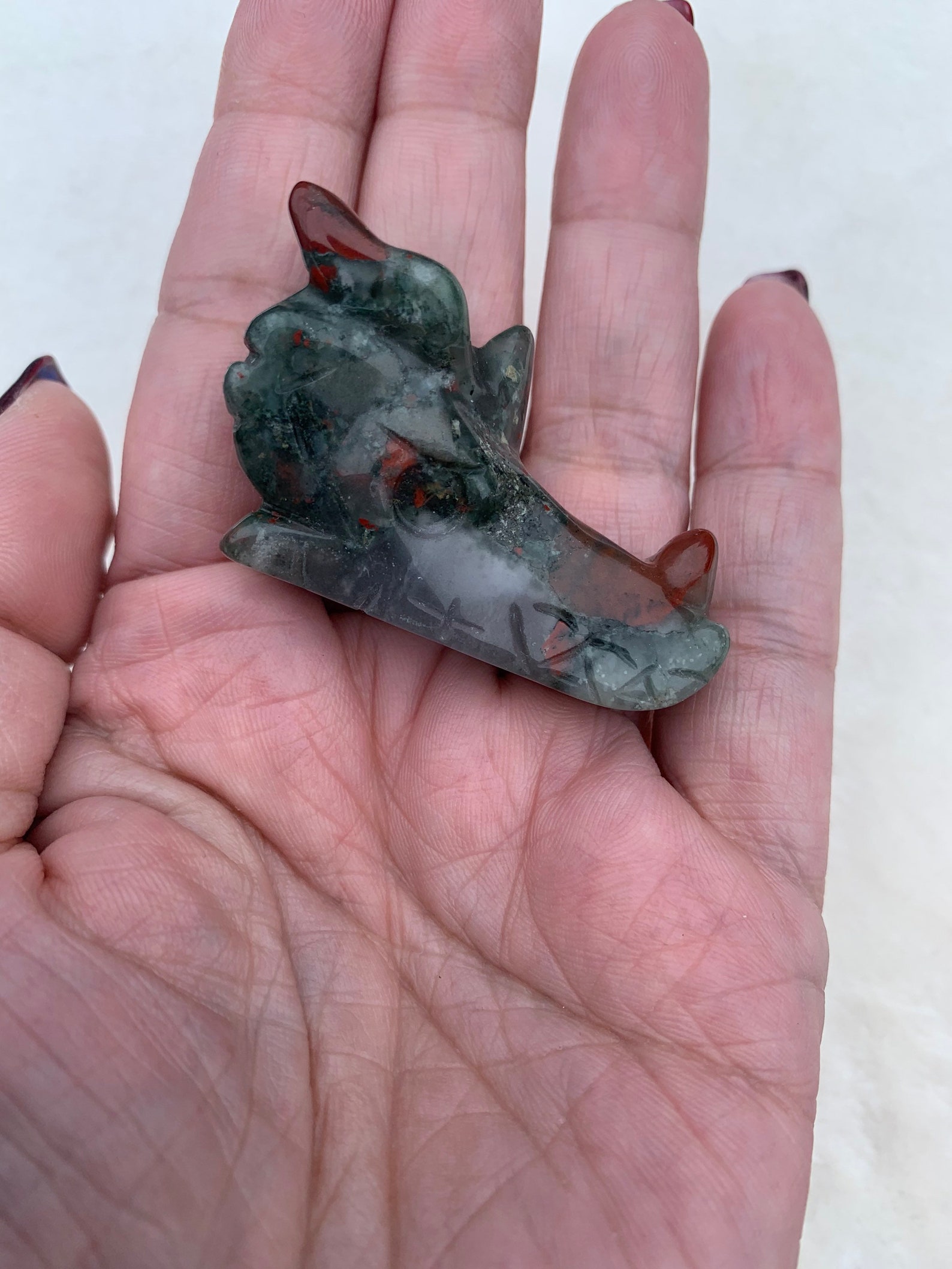 Carved Crystal Dragon Head | Etsy