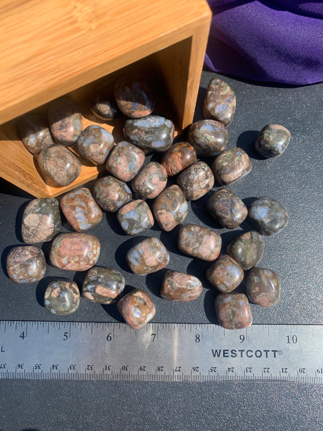 Que Sera Tumble Stone - Etsy