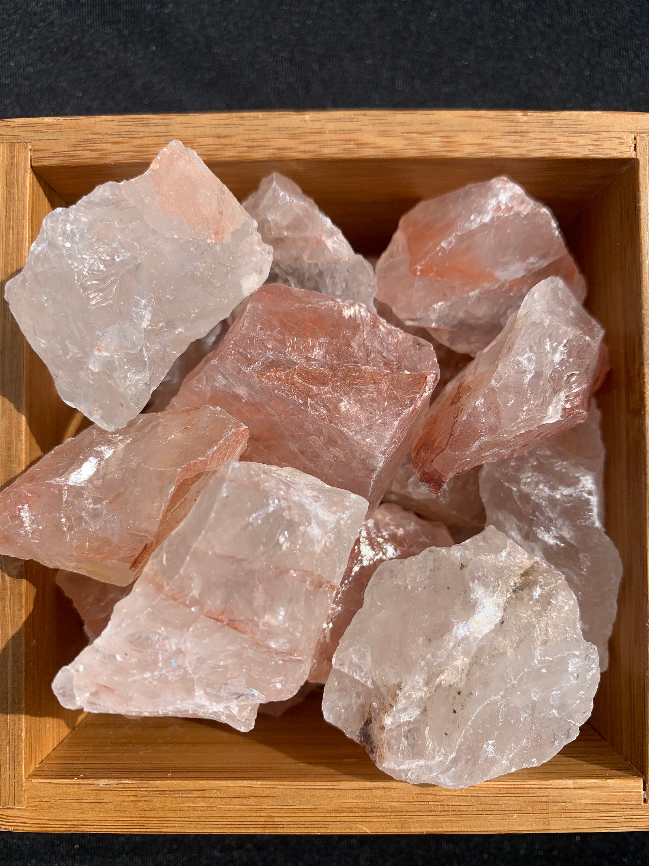 Rough Fire Quartz Pieces/chunks | Etsy