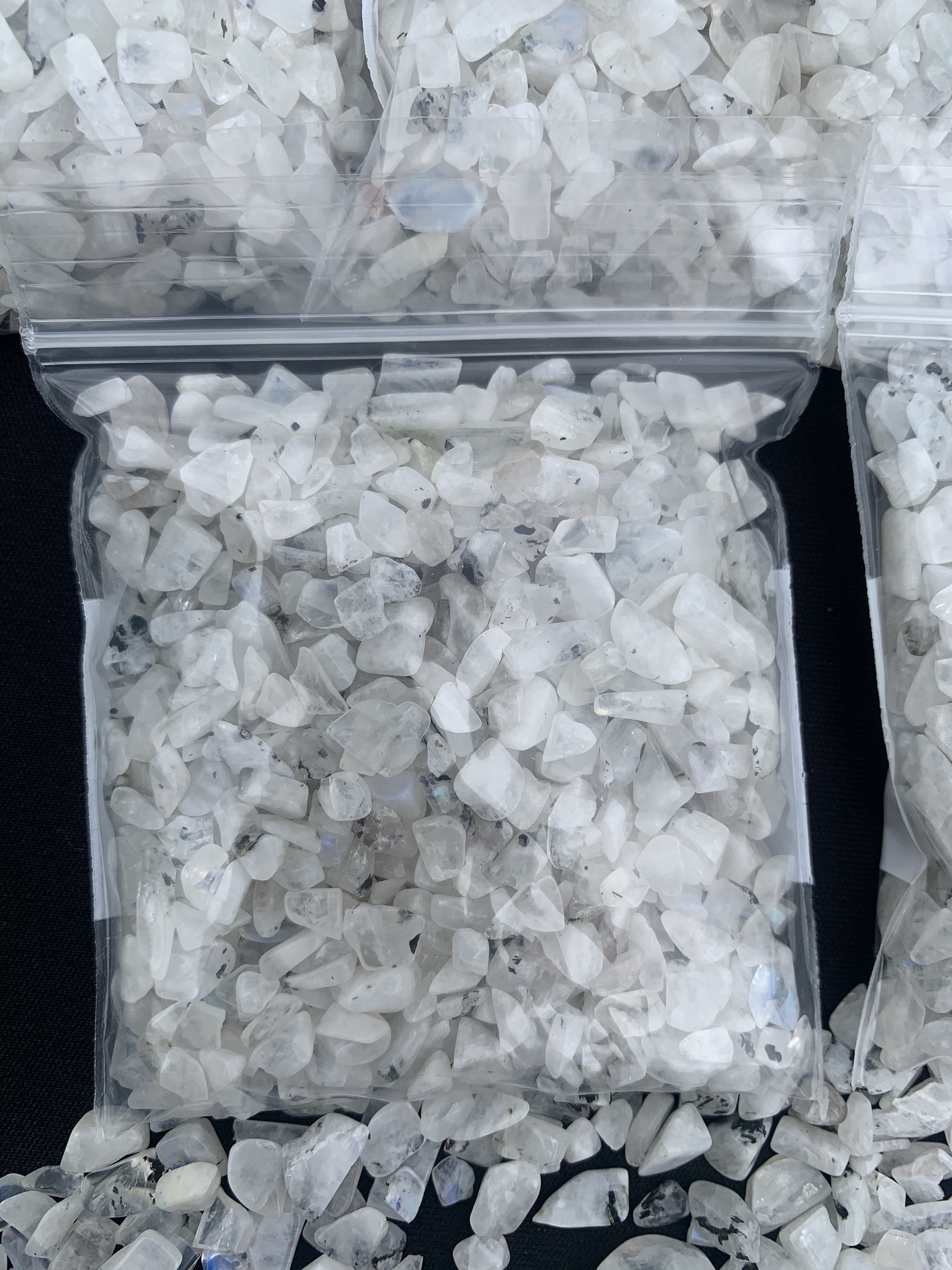 Rainbow Moonstone Chips 3 ounces | Etsy