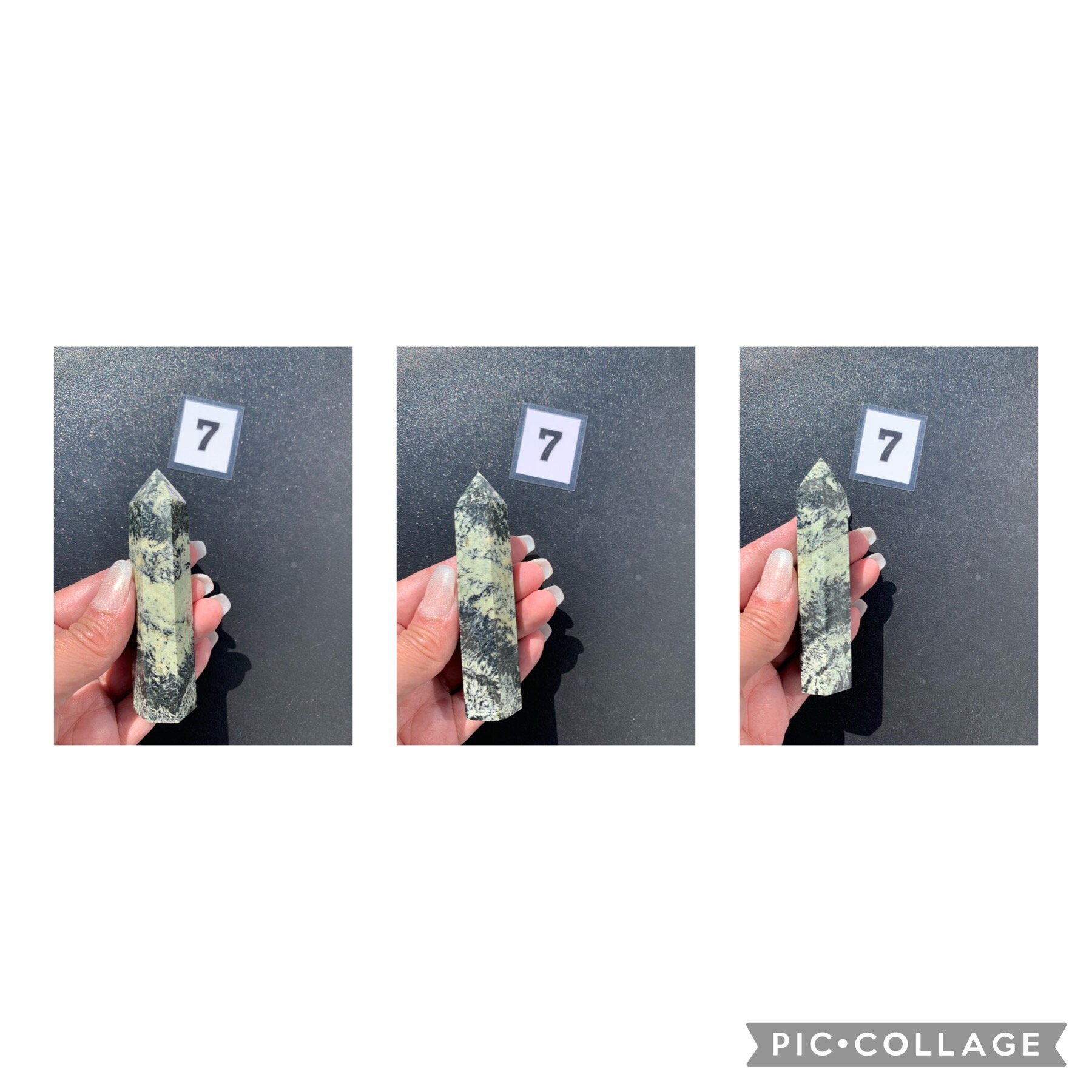 Bamboo Jade Point Tower Obelisk | Etsy