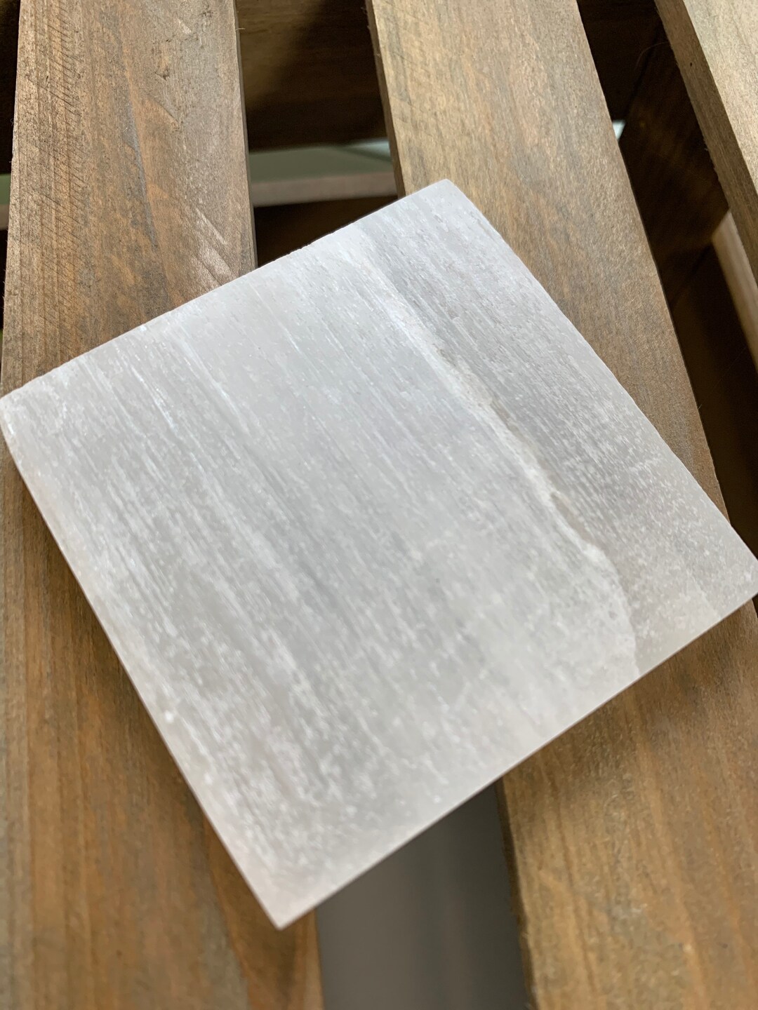 Selenite Square / Selenite Plate - Etsy