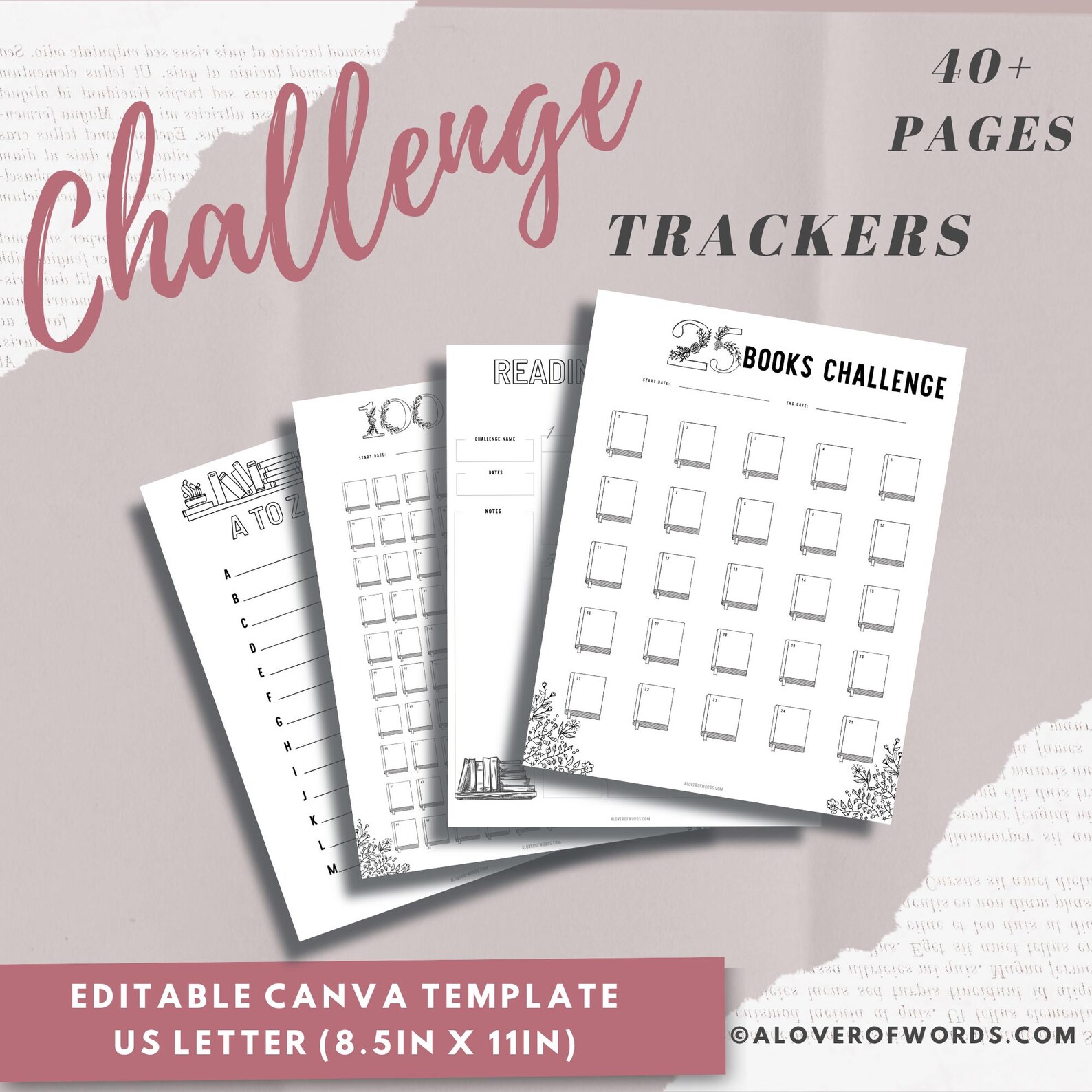 PLR Coloring Reading Journal Commercial Use | Editable Canva Template ...