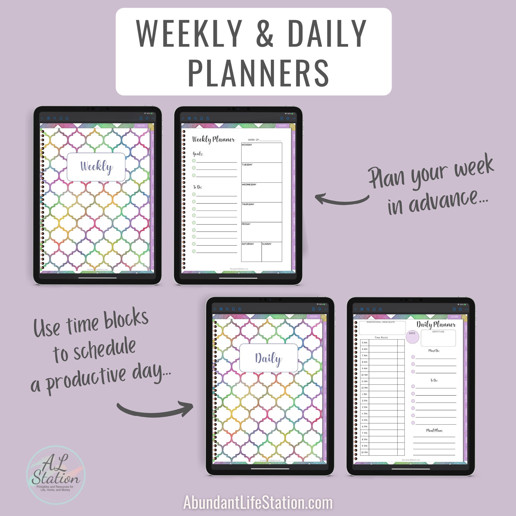IPad Digital Planner, Tablet Planner, Goodnotes, Noteshelf Undated ...