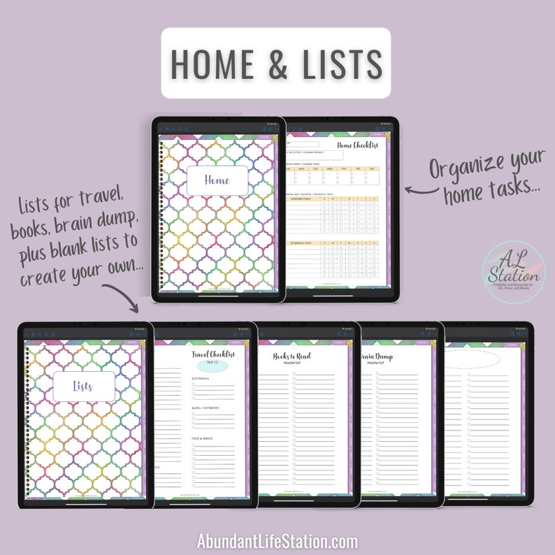 IPad Digital Planner, Tablet Planner, Goodnotes, Noteshelf Undated ...
