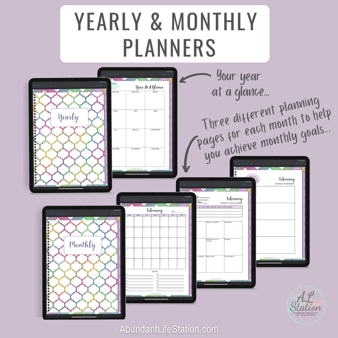 IPad Digital Planner, Tablet Planner, Goodnotes, Noteshelf Undated ...