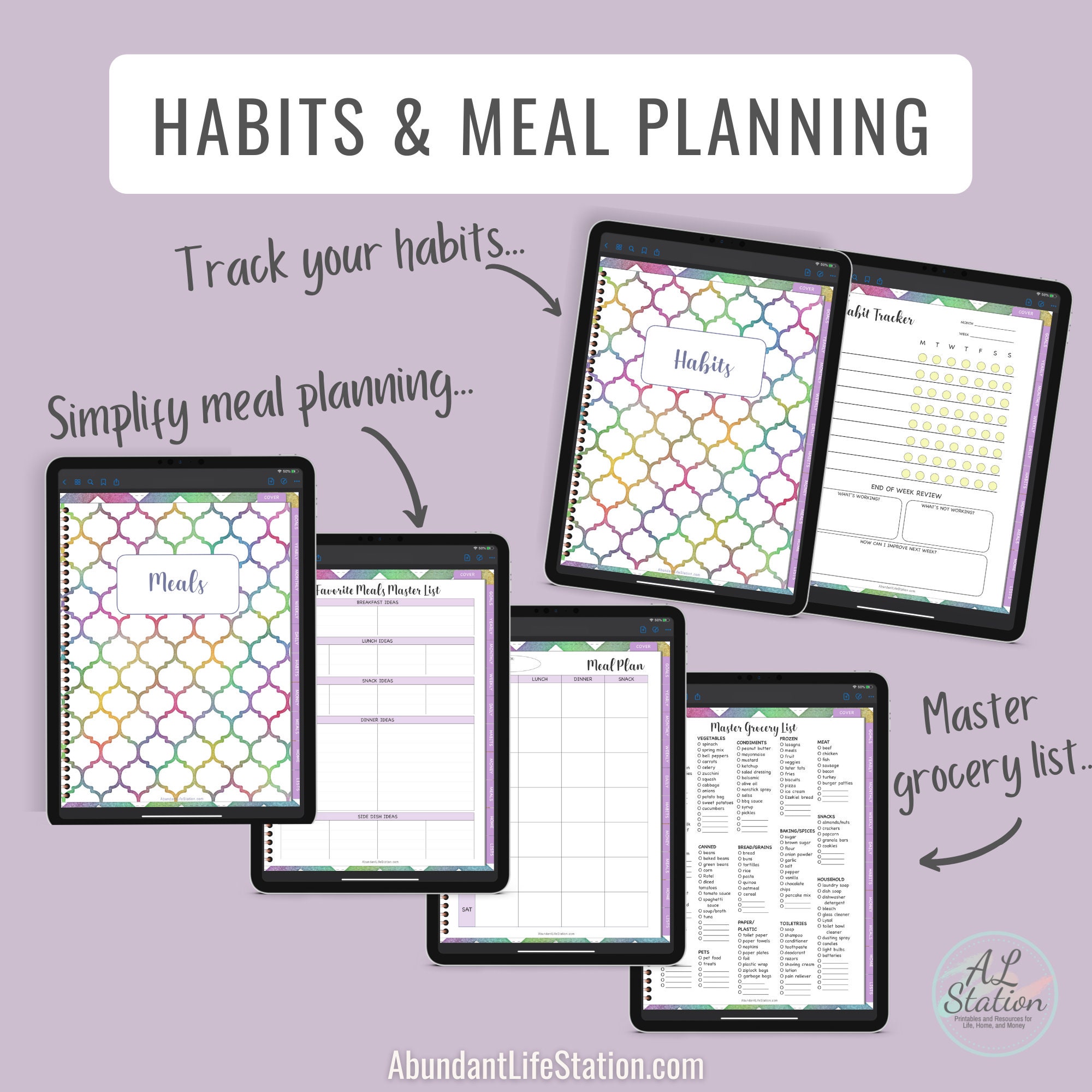 IPad Digital Planner, Tablet Planner, Goodnotes, Noteshelf Undated ...