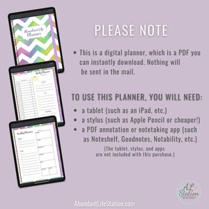 IPad Digital Planner, Tablet Planner, Goodnotes, Noteshelf Undated ...