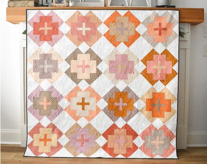 Nightingale Quilt Pattern Modern Quilt Pattern Lo and Behold Stitchery ...