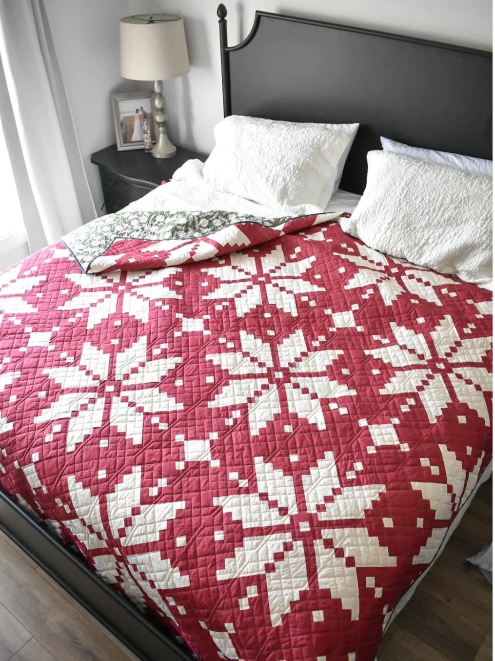 Knitted Star Quilt Pattern Modern Quilt Pattern Lo and - Etsy