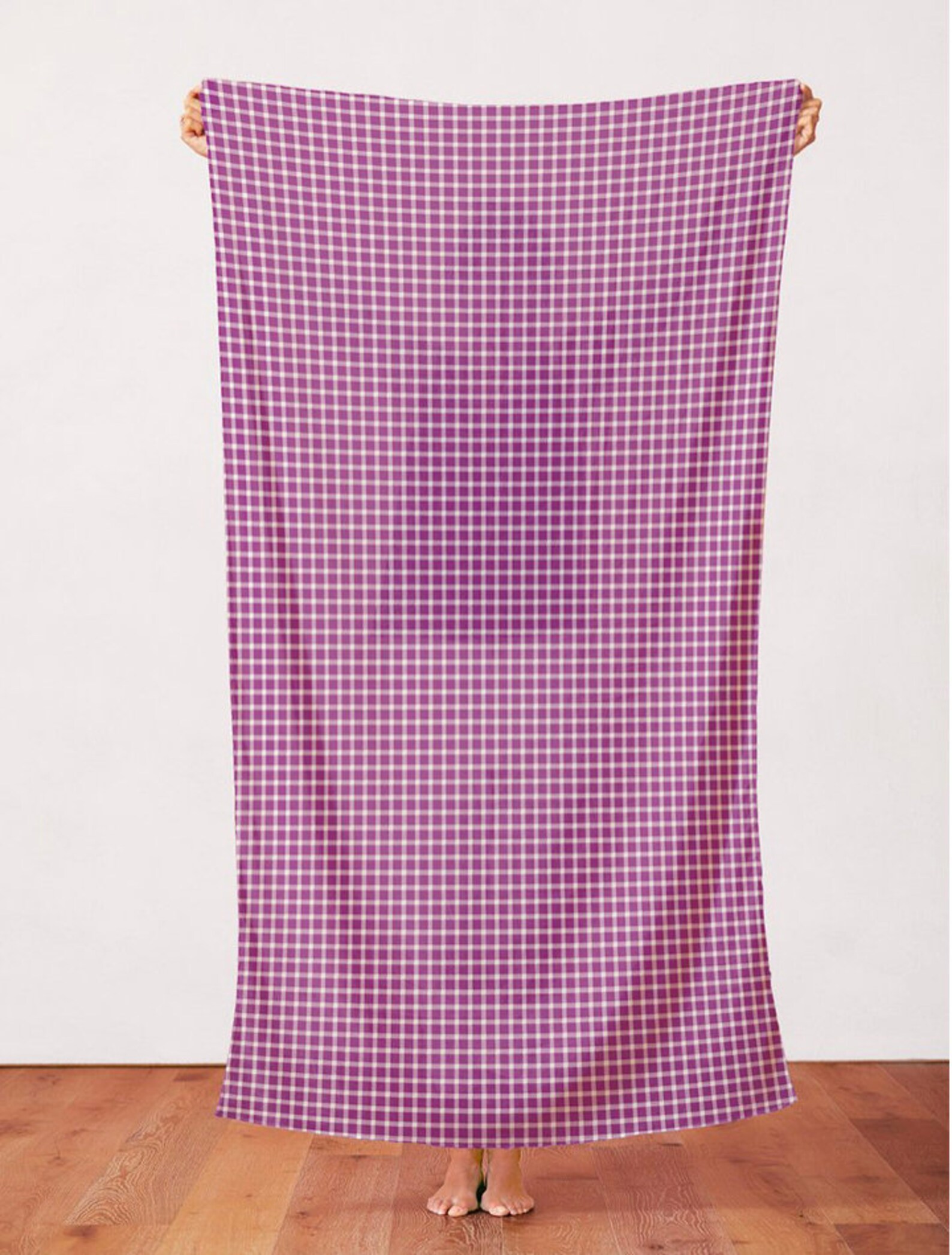 Purple Window Pane Buffalo Check Paint Brush Studios - Etsy