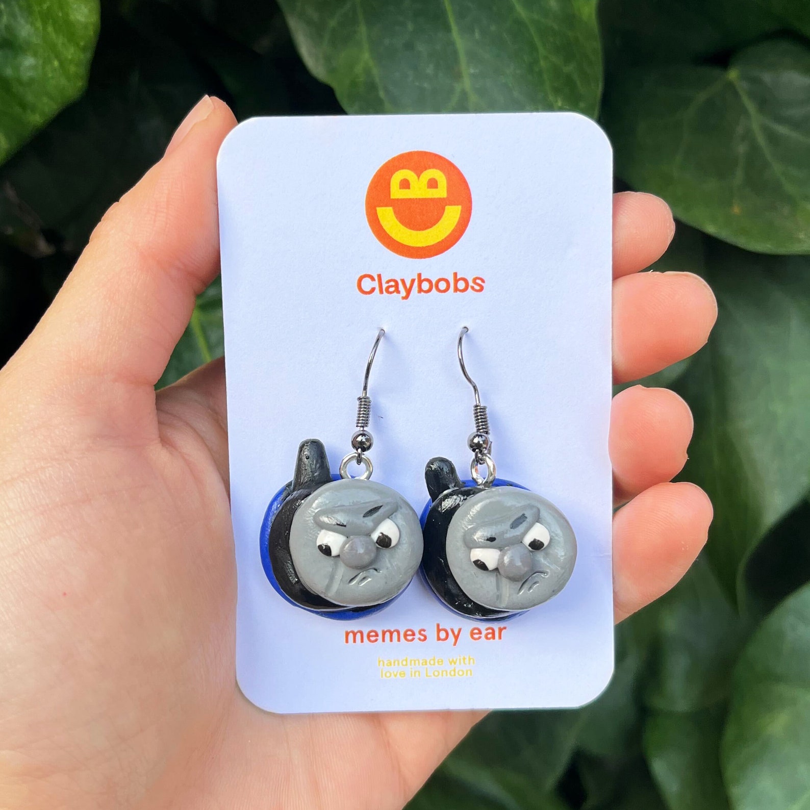 Angry Thomas the Tank Engine Meme Earrings - Funny Earrings for Gifting ...
