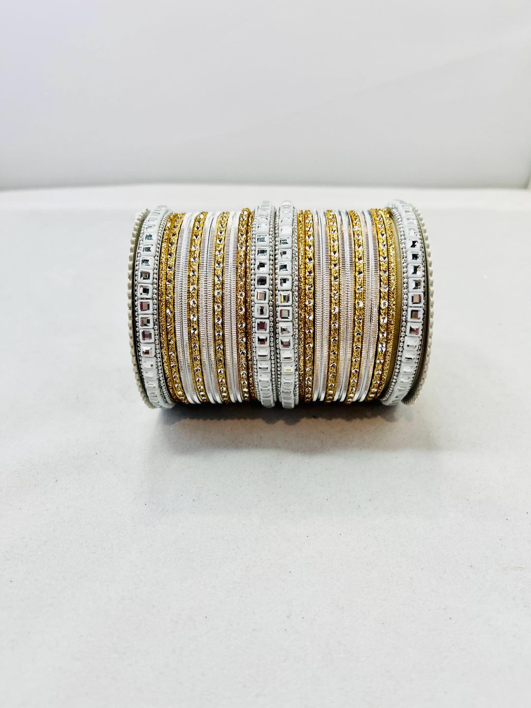 Silver & Gold Color Bangles - Etsy
