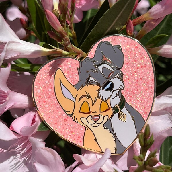 Lady and the Tramp Pin - Etsy