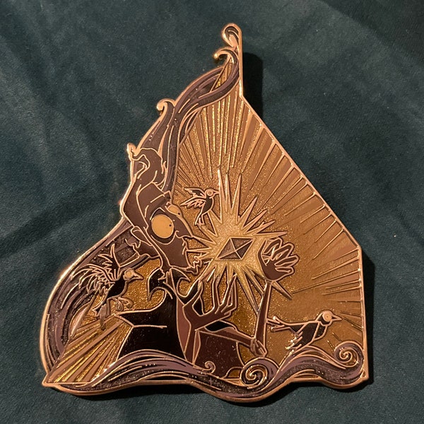 Deathly Hallows Pin - Etsy