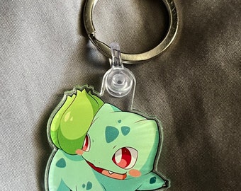 Bulbasaur Boba Keychain - Etsy