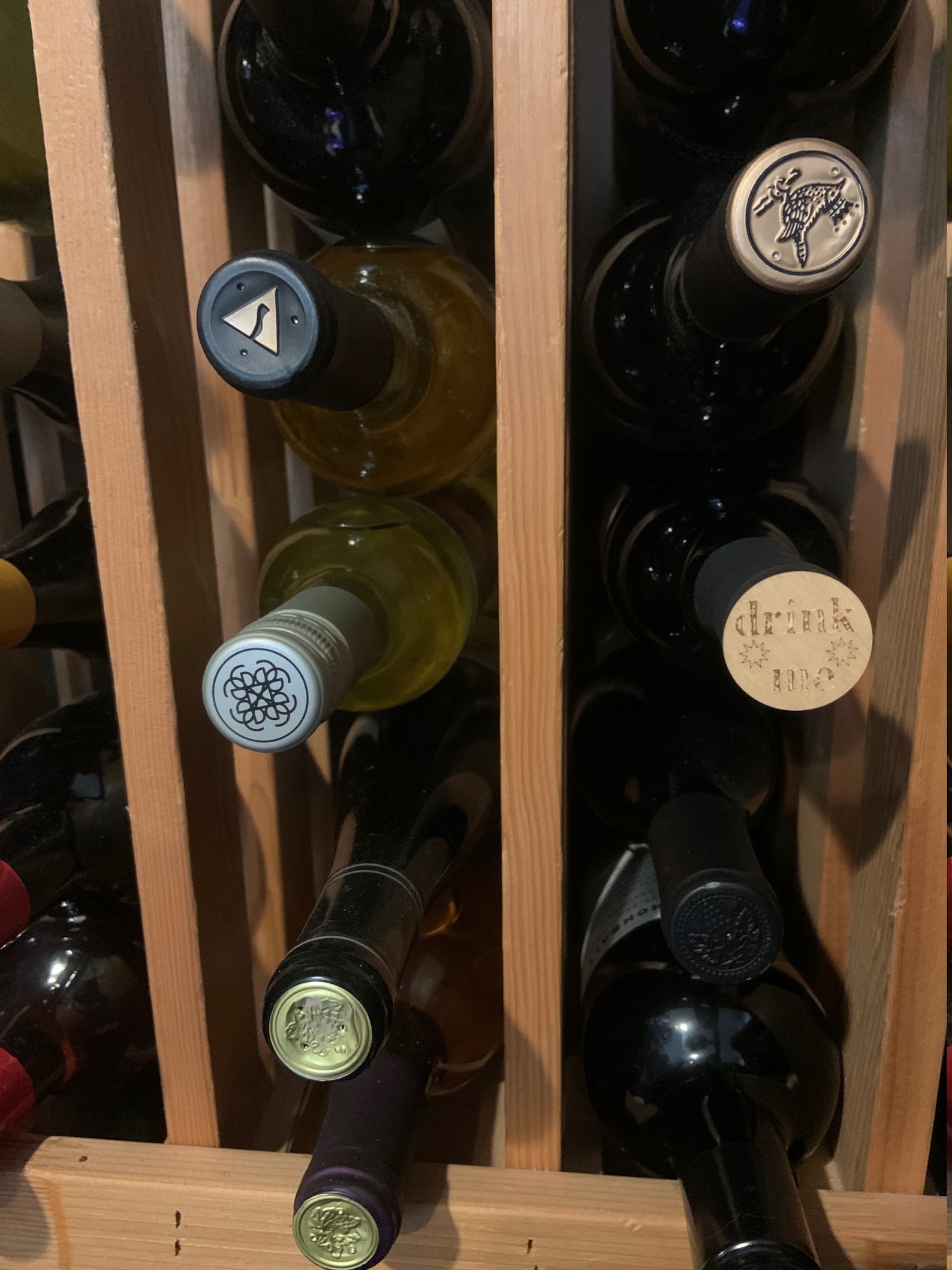 Wine Caps Wood Adhesive Labels to Keep Track of Your Wine - Etsy