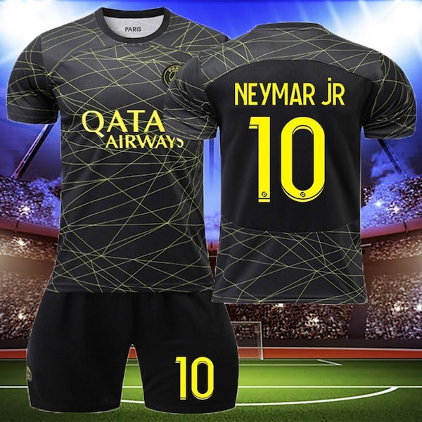 Neymar Black Psg Kit - Etsy