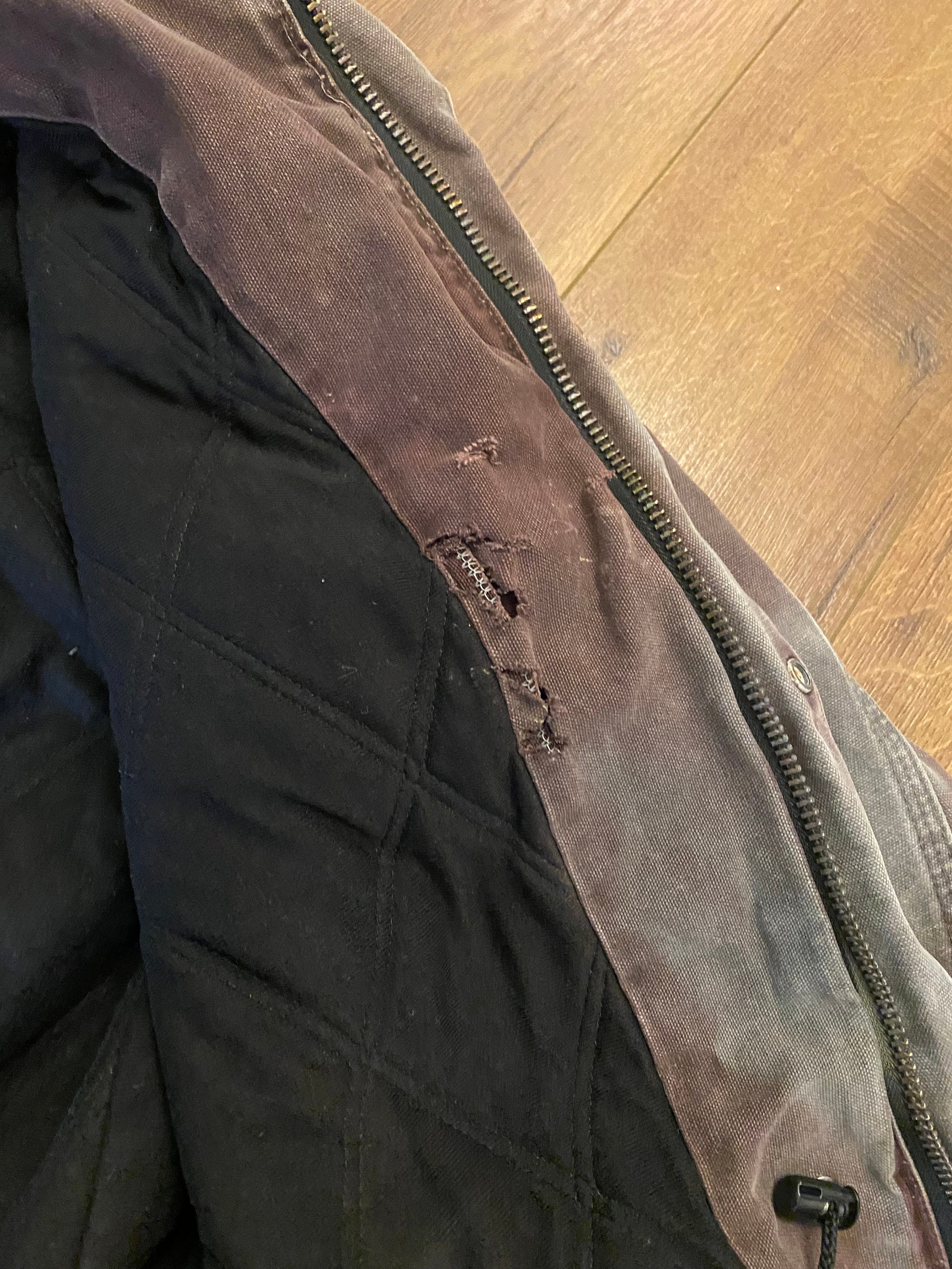 M, USA Carhartt Vintage Chore Jacket, Distressed - Etsy