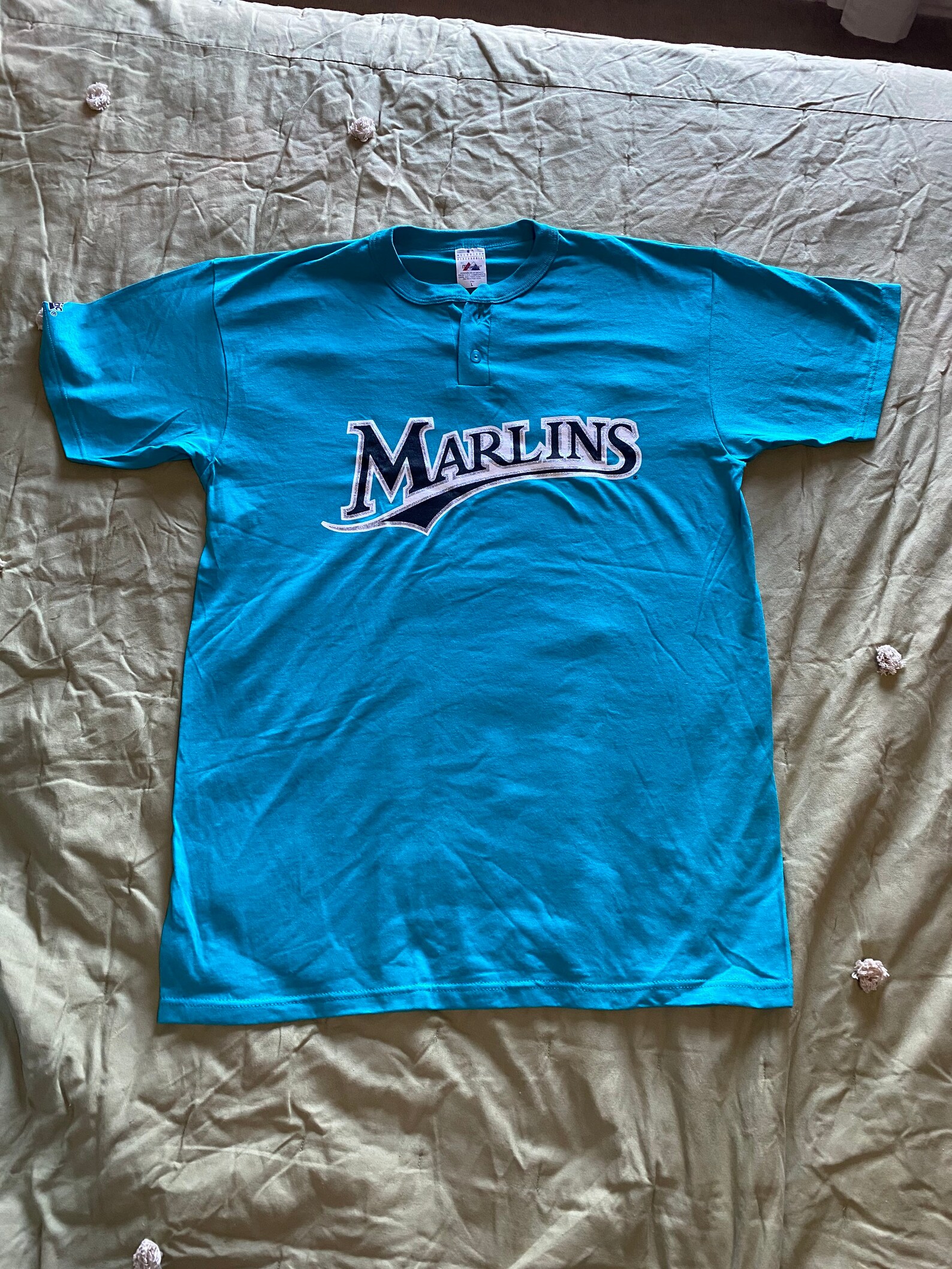 Size L new old stock Florida Marlins shirt vintage marlins | Etsy