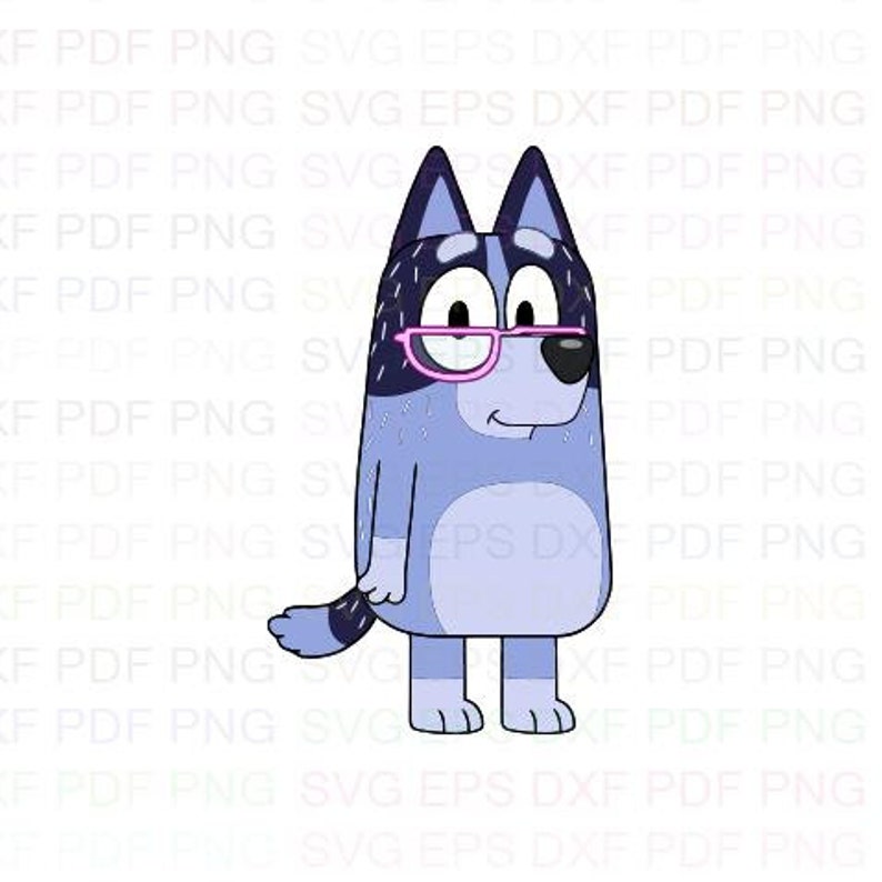 Nana Bluey Amigos Svg Dxf Eps Pdf Png Cricut Archivo de | Etsy