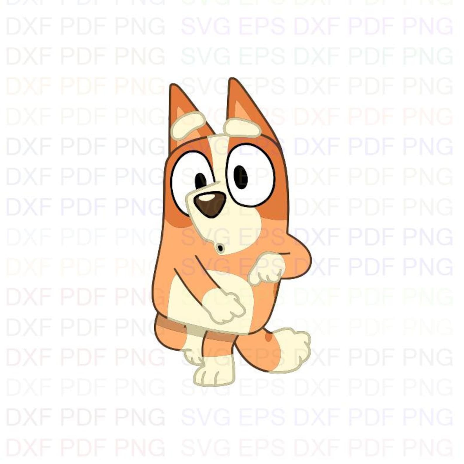 Bingo Dance Bluey Friends Svg Dxf Eps Pdf Png Cricut Cutting | Etsy