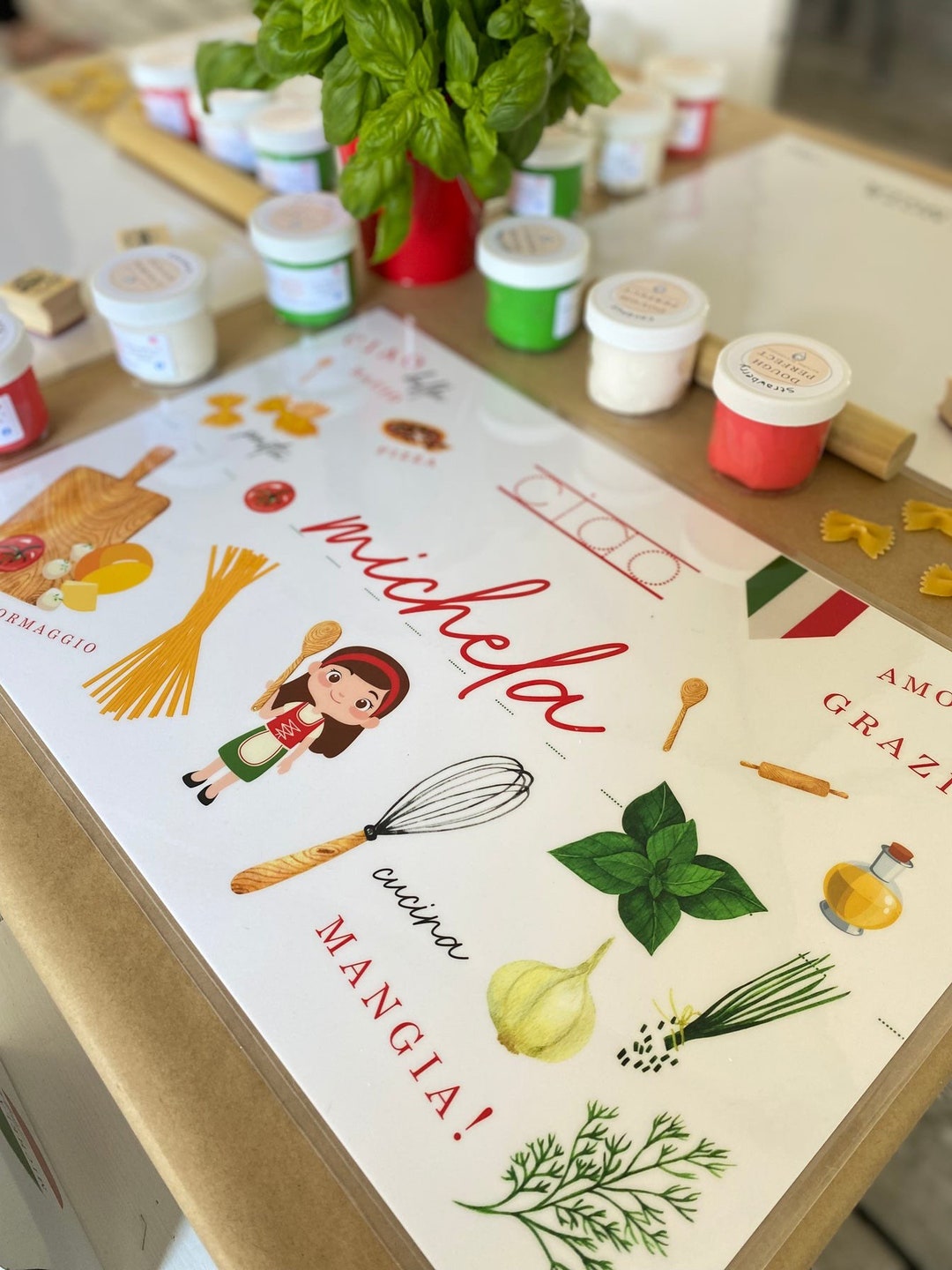 My Little Italy Educational Placemat - Etsy
