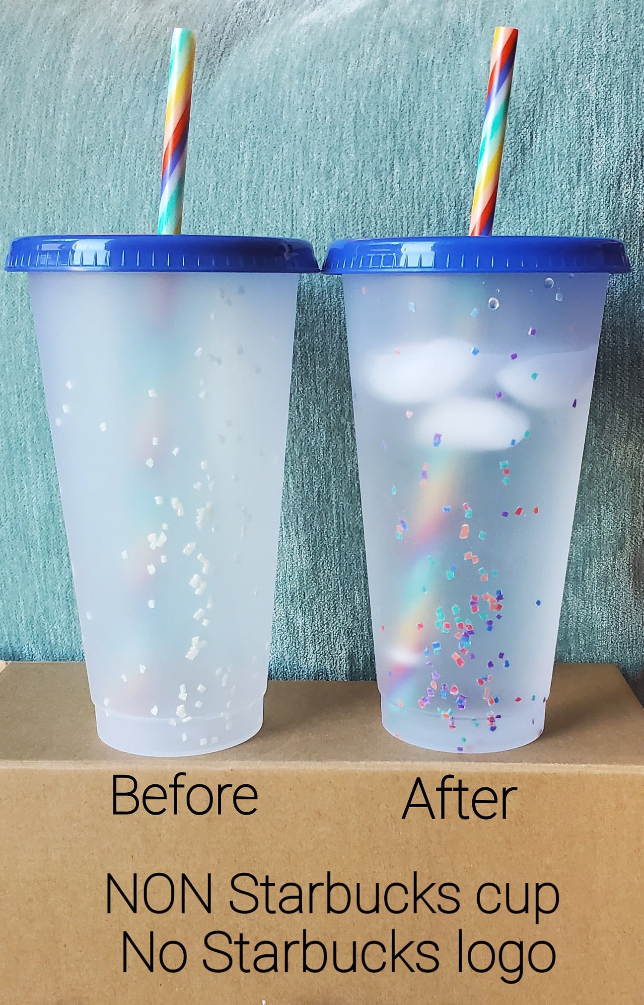 Starbucks Confetti Color Changing Cup Starbucks Limited - Etsy