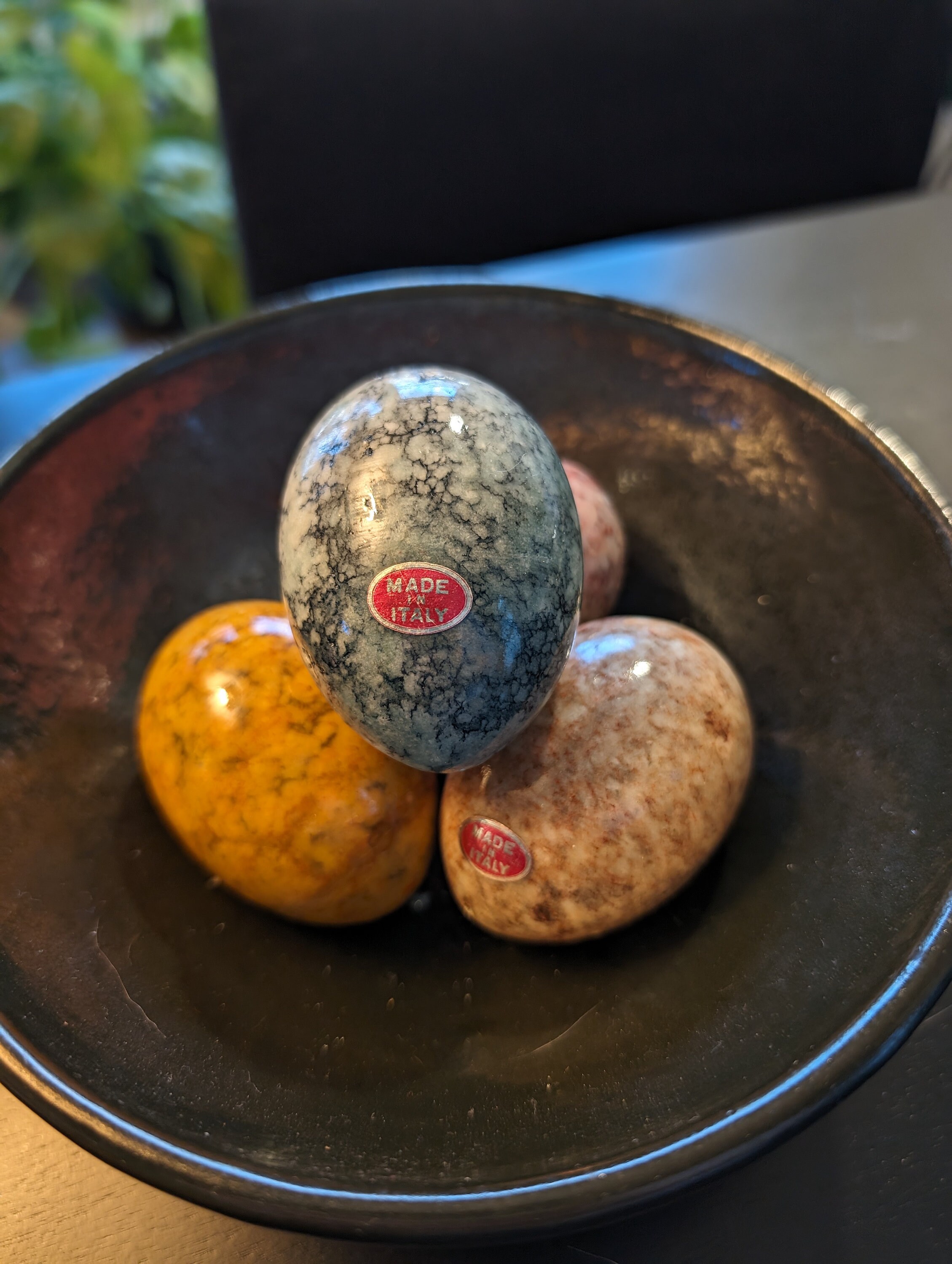 Vintage Italian Marble Eggs - Etsy