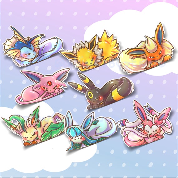 Paper Umbreon Flareon Espeon Peeker Sticker Vaporeon Glaceon Jolteaon ...