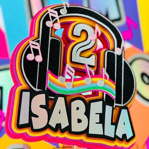 Music Theme Cake Topper - Etsy