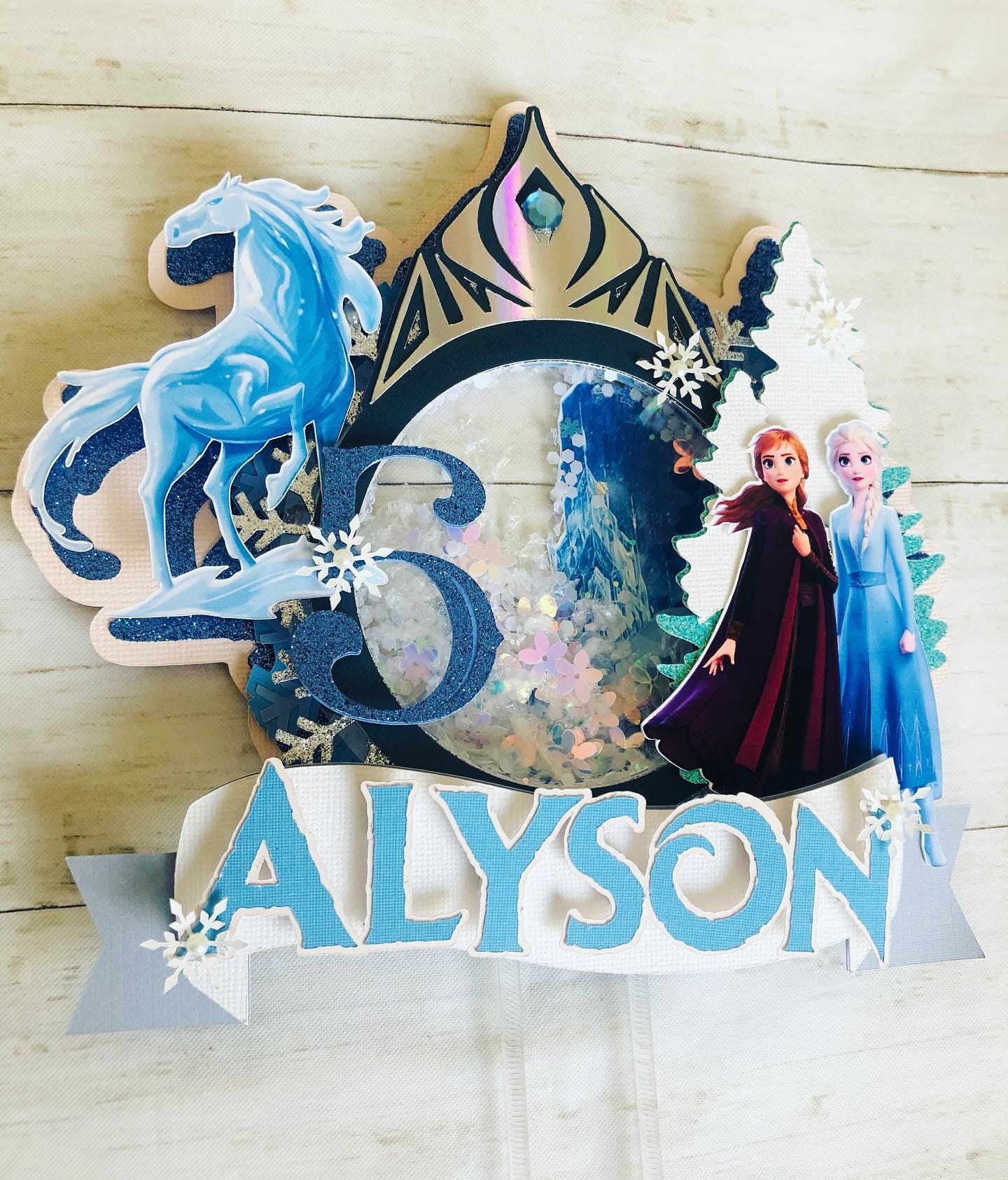 Frozen Cake Topper Elsa and Anna Cake Topper Frozen 2 Cake Topper ...