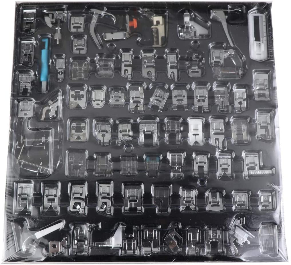72PCS Presser Foot for Domestic Sewing Machine Ultimate Foot Set With ...
