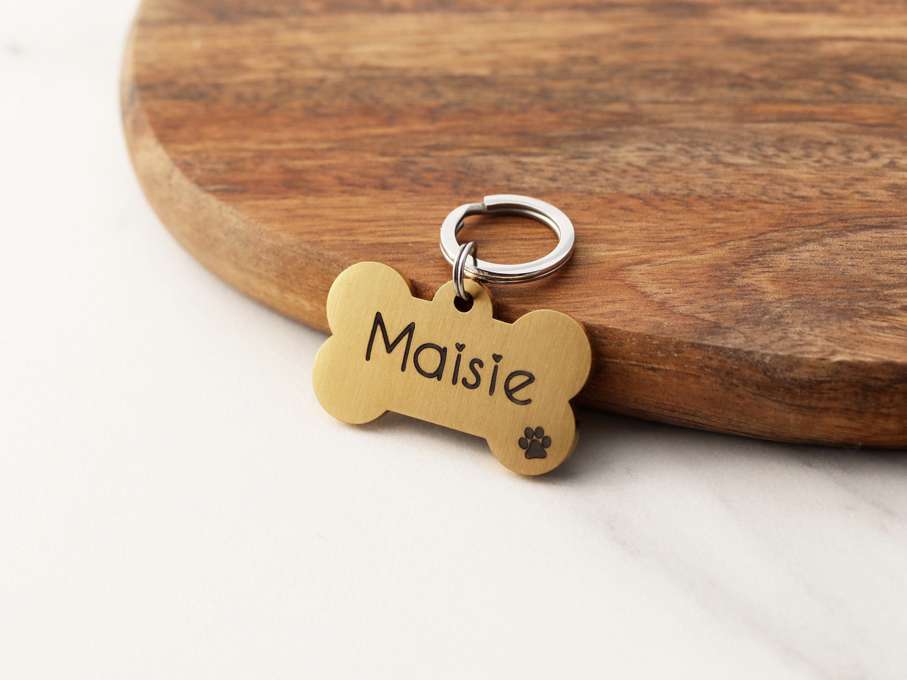 Bone Dog Tag Personalized Dog Tag Custom Dog Tag Cute - Etsy