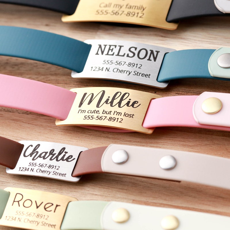 Dog Collar Tags - Etsy