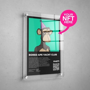 Your NFT as Exclusive Wall Art. Print Nfts With a QR Code. A Physical ...