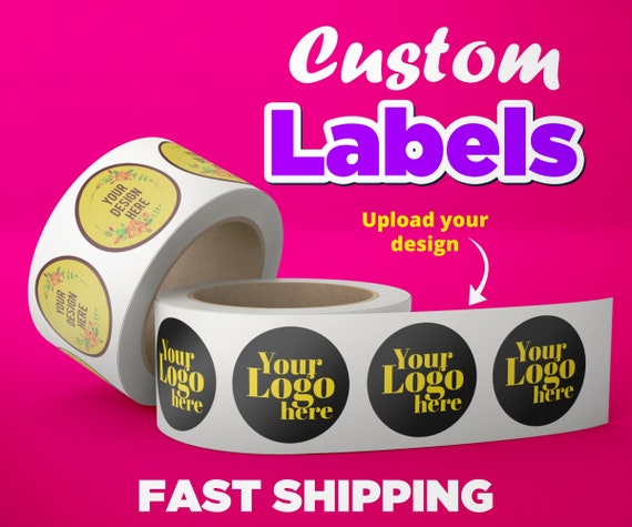 Your Design Custom Stickers Business Logo/ Small Business Stickers Your ...