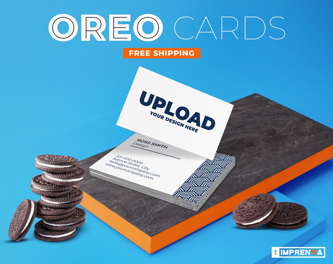 Oreo Cards Custom Printed Business Cards Double-sided - Etsy