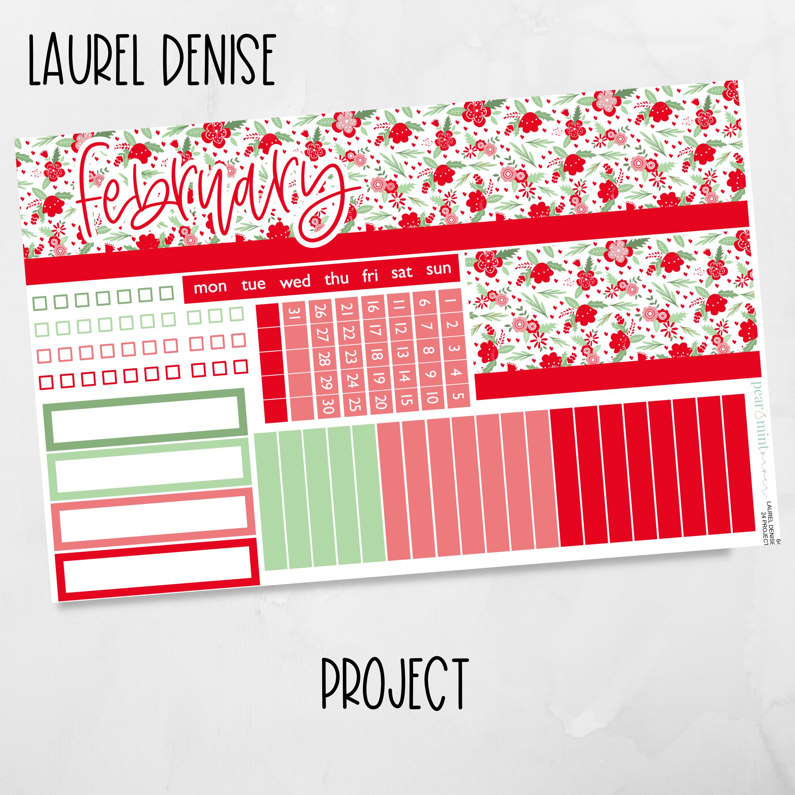64 LAUREL DENISE Planner Stickers, Planner Kit, Ld Sticker Kit ...