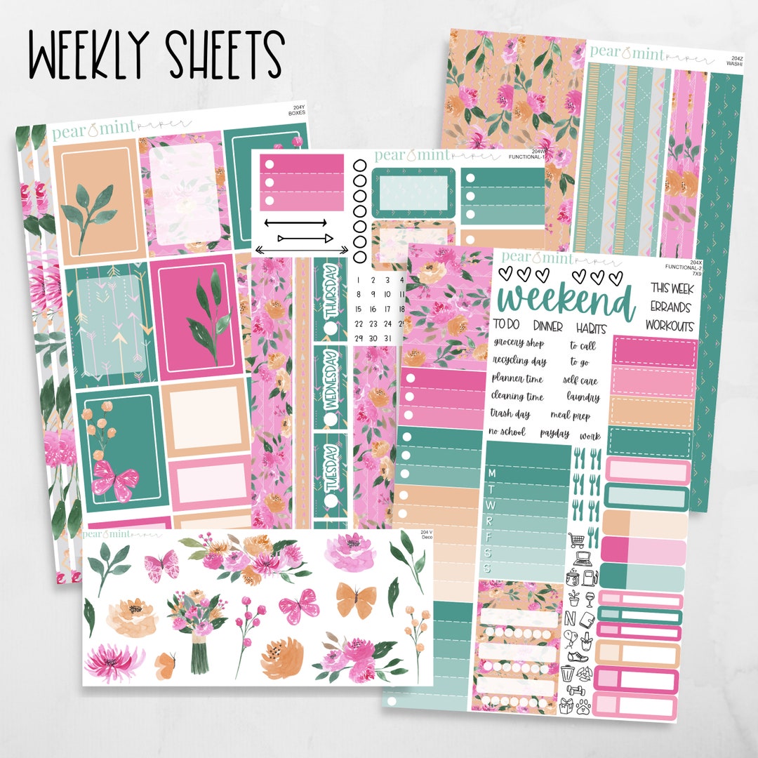 204 Weekly Kit, Laurel Denise, Makselife, Live Rich Planner, Erin ...